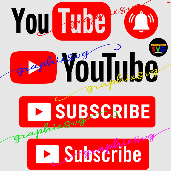 YouTube Subscribe button SVG, YouTube Subscribe button, YouTube Subscr ...