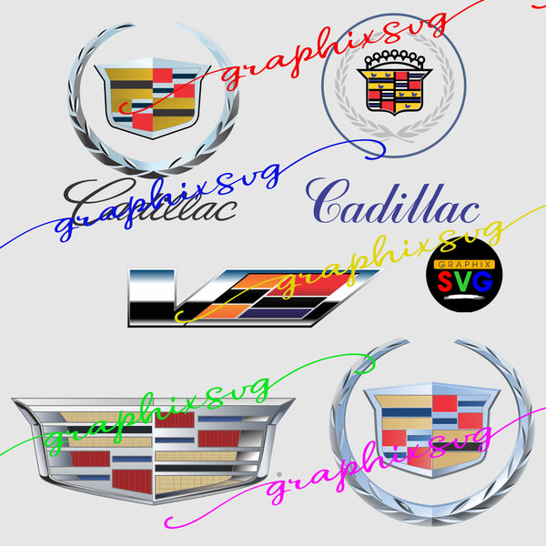 Cadillac Emblem SVG, Cadillac Emblem EPS, Cadillac Emblem PNG. (All La ...