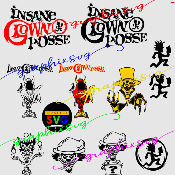 ICP, Insane Clown Posse SVG, EPS, PNG,Hatch Man, Hatch Girl [all layer ...