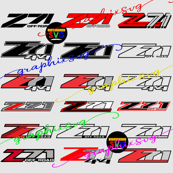 Silverado Z71 SVG, Silverado Z71 EPS, Chevy Automotive, Z71 Truck {lay ...